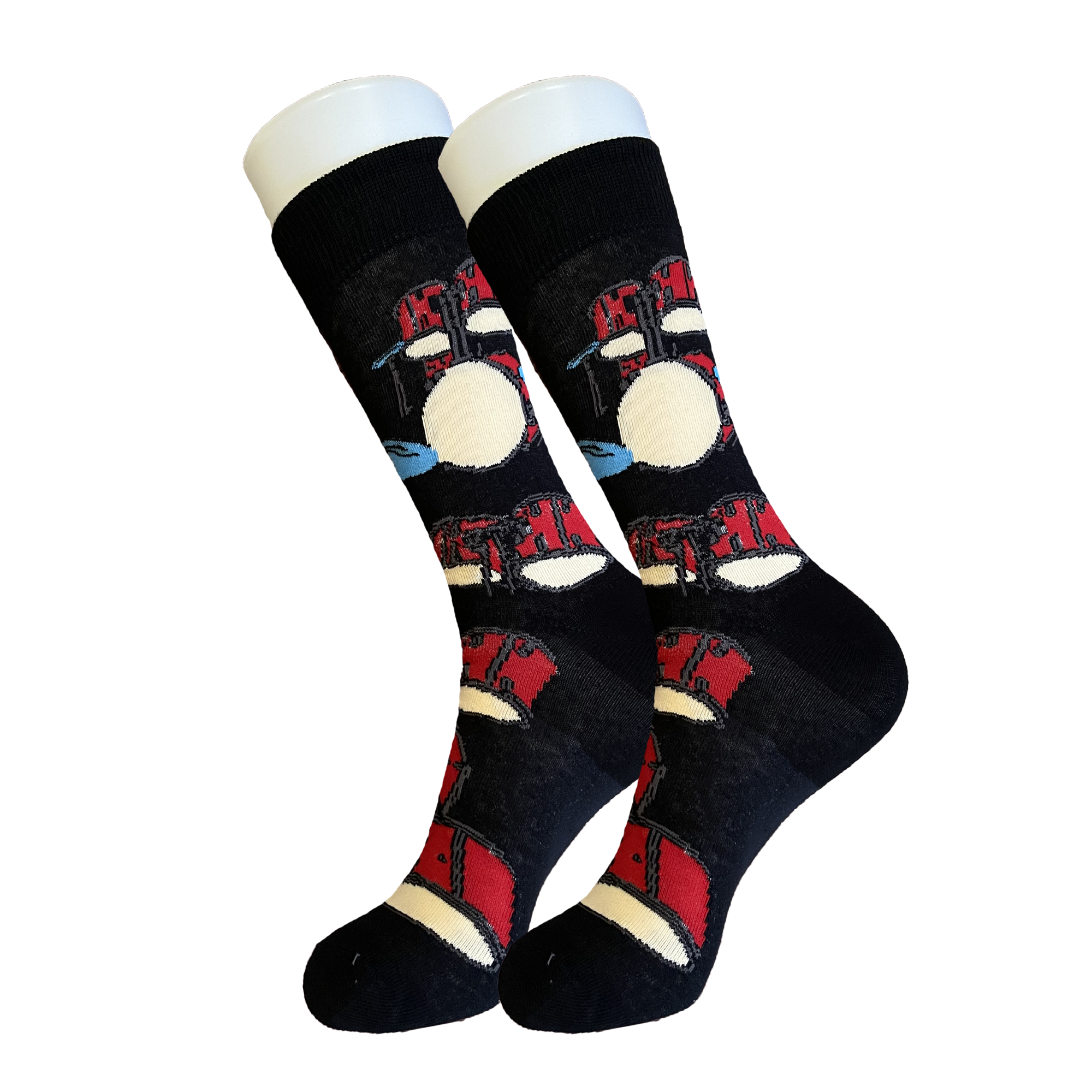 Load image into Gallery viewer, Black Drum Socks