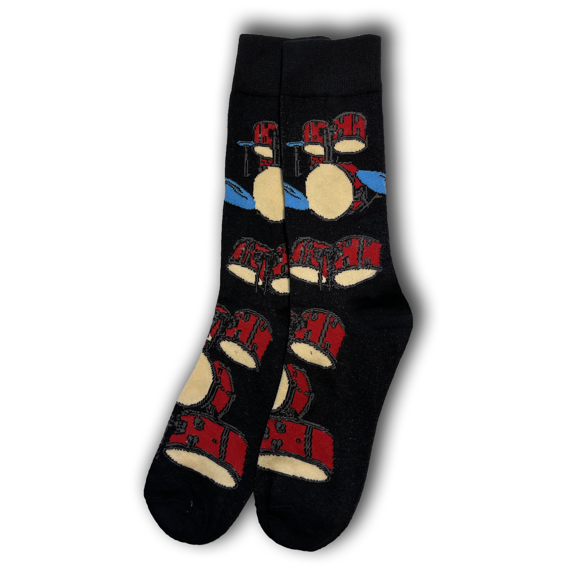 Load image into Gallery viewer, Black Drum Socks