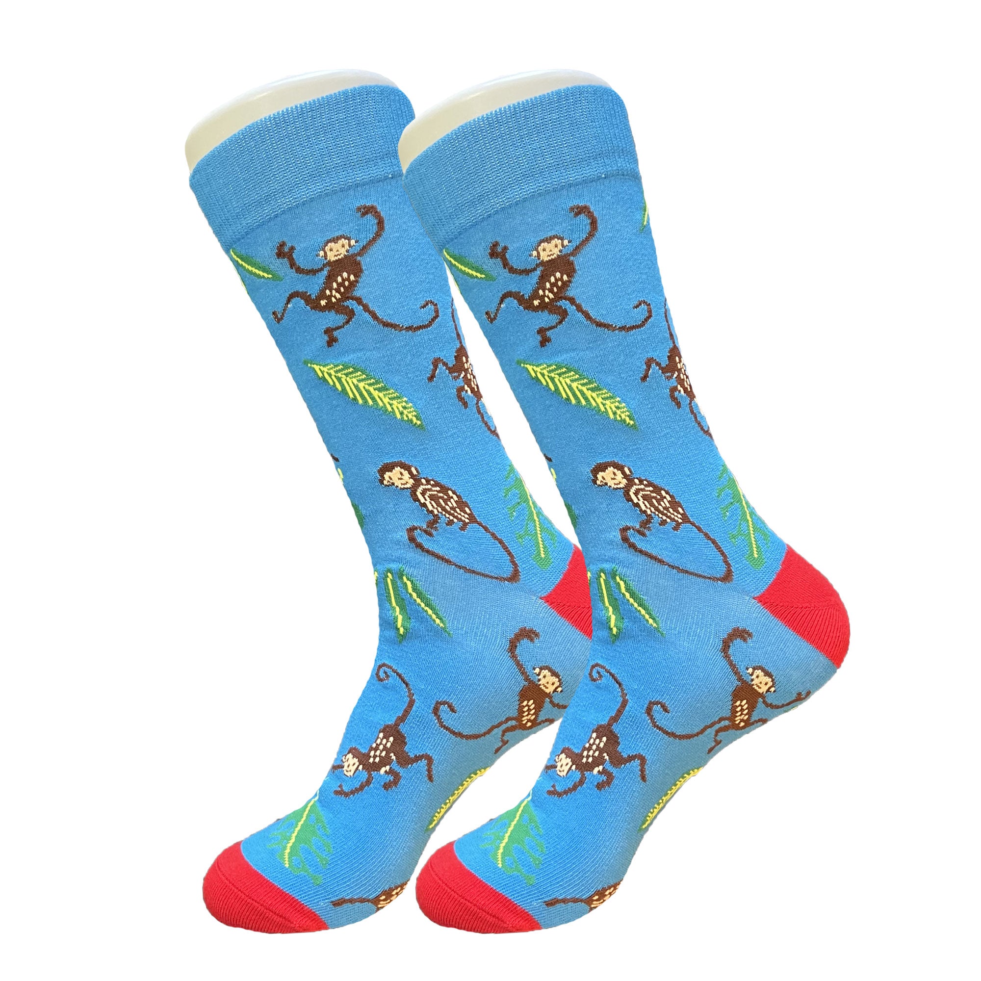 Blue Monkey Socks